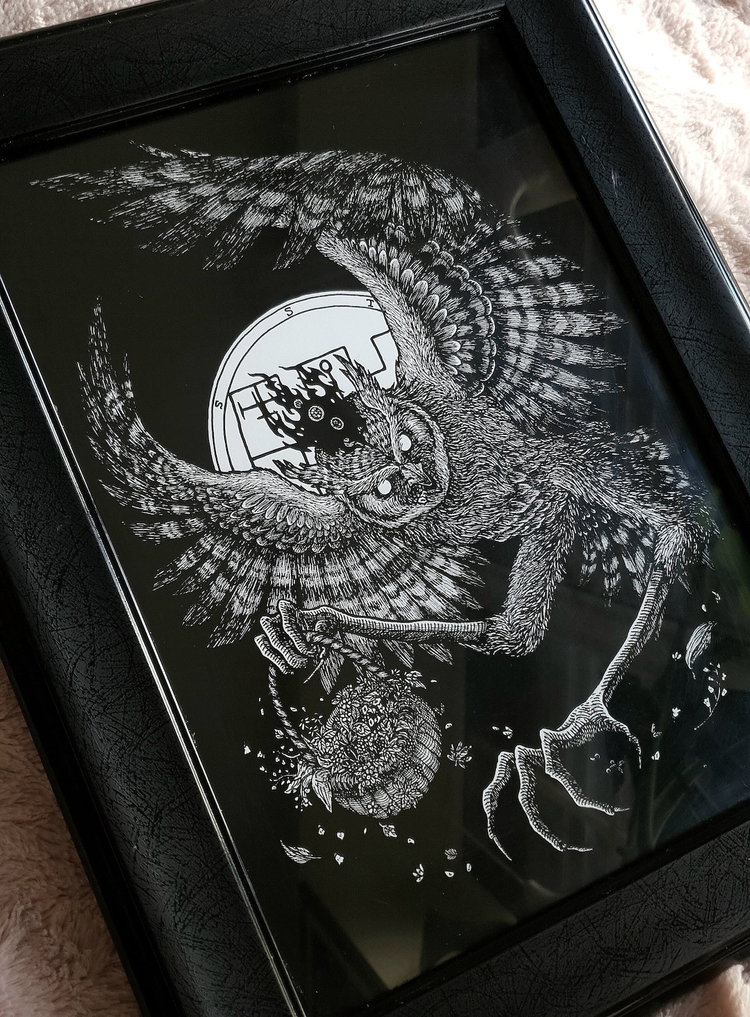 STOLAS A4 Art Print // Goetia Owl Demon Prince Occult Illustration - Etsy