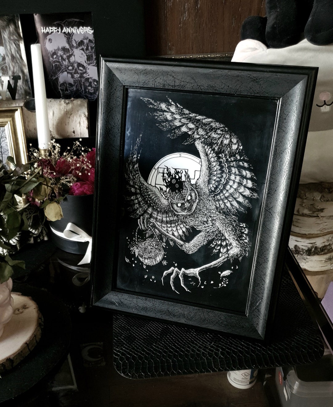 STOLAS A4 Art Print // Goetia Owl Demon Prince Occult Illustration - Etsy
