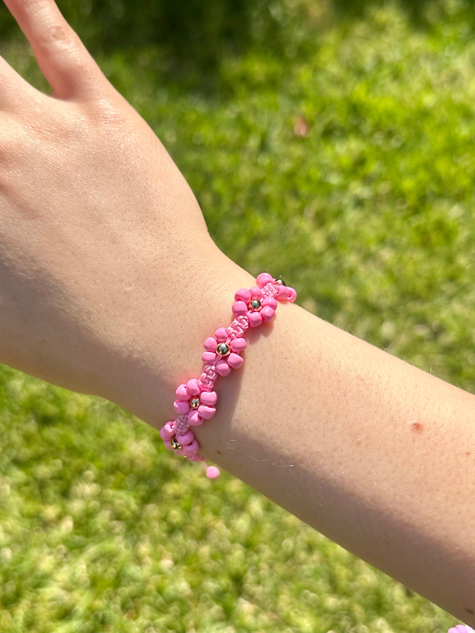 Flower Adjustable Bracelets, Summer Jewelry, Trendy Bracelets, Summer ...