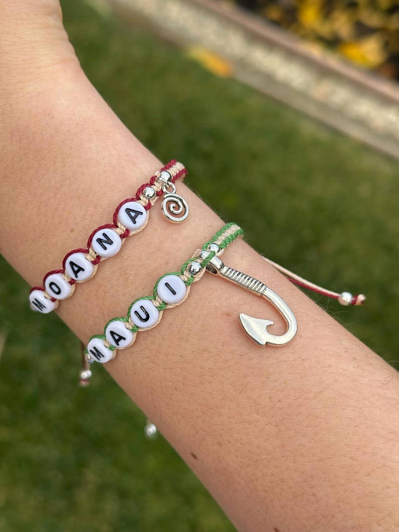 Moana Beaded Bracelets, Moana Inspired Bracelets, Moana 2, Moana Movie ...