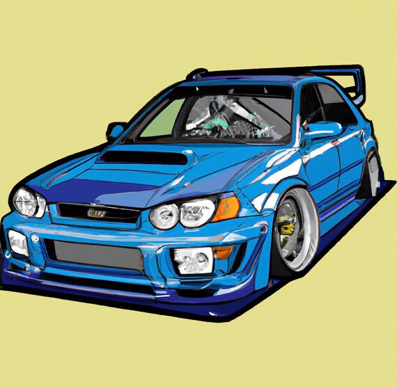Slammed Subaru