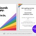 Personalized Gay Wedding Invitation, LGBTQ+ Rainbow Wedding Invite ...