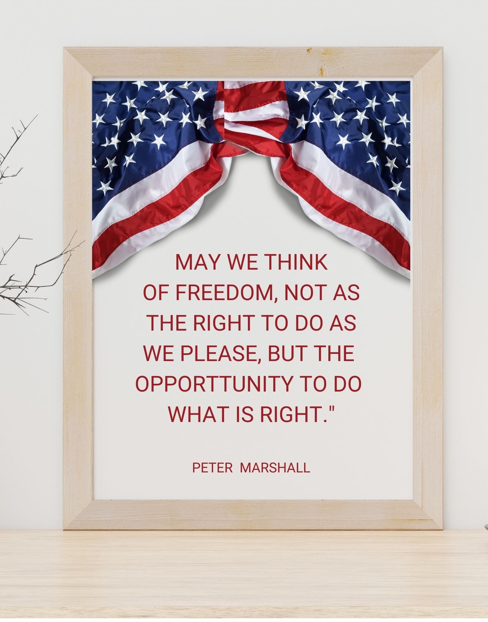 Patriotic Freedom Quote Digital Print - Etsy