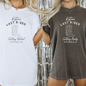 Personalized Last Rodeo Bachelorette Shirt, Custom Last Rodeo Theme ...