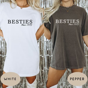 Personalized Besties Shirts, Best Friends Crewneck, Girls Weekend Trip ...