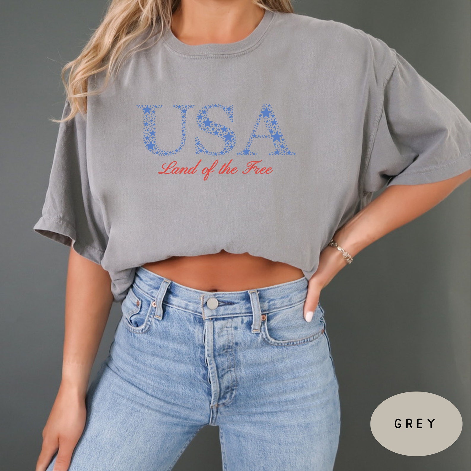 4th of July Land of the Free Shirt, Independence Day Tshirt, USA ...