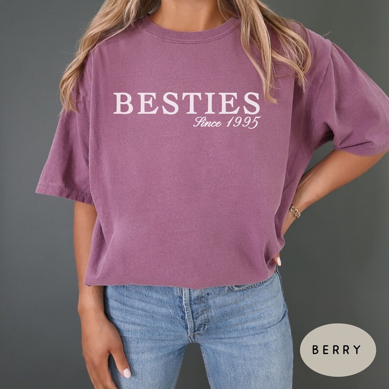Personalized Besties Shirts, Best Friends Crewneck, Girls Weekend Trip Matching Tshirts, Best ...
