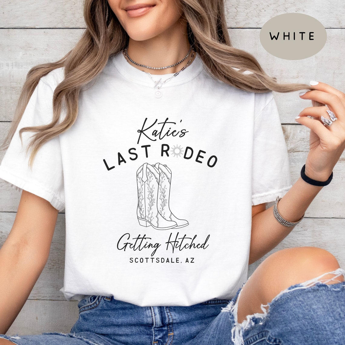 Personalized Last Rodeo Bachelorette Shirt, Custom Last Rodeo Theme ...
