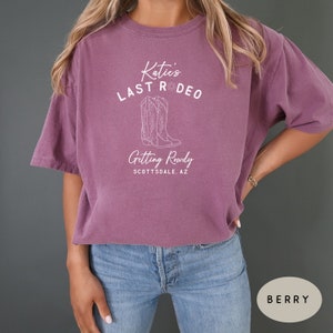Personalized Last Rodeo Bachelorette Shirt, Custom Last Rodeo Theme ...