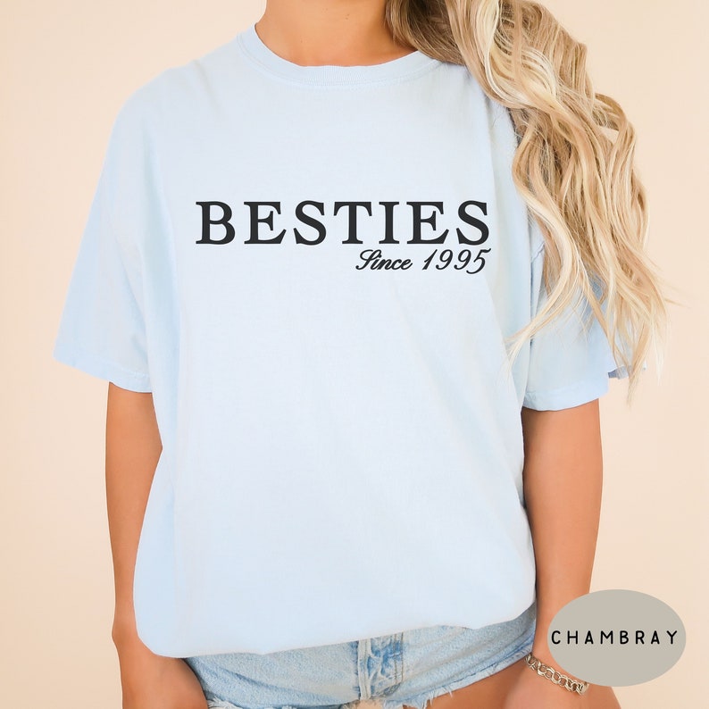 Personalized Besties Shirts, Best Friends Crewneck, Girls Weekend Trip Matching Tshirts, Best ...