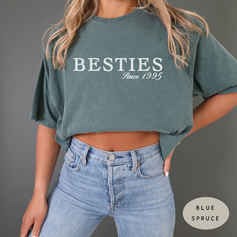 Personalized Besties Shirts, Best Friends Crewneck, Girls Weekend Trip Matching Tshirts, Best ...