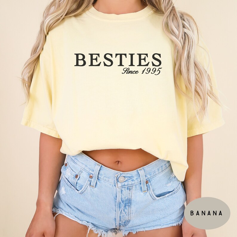 Personalized Besties Shirts, Best Friends Crewneck, Girls Weekend Trip Matching Tshirts, Best ...