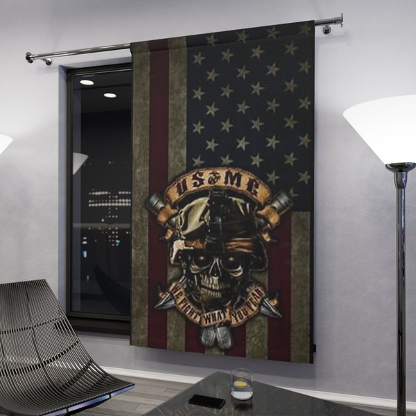 Usmc Curtain - Etsy