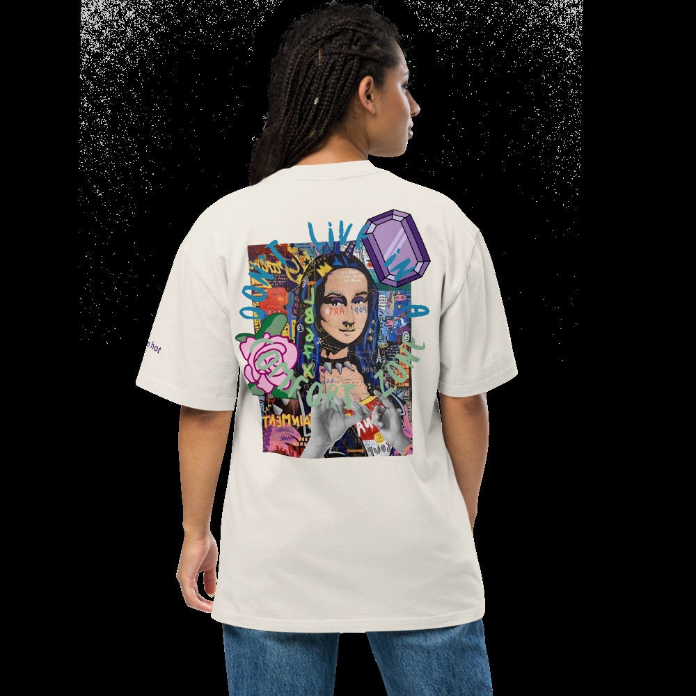 Mona Lisa Shirt, Aesthetic Shirt, Oversized Shirt, Classic Tee Shirt ...