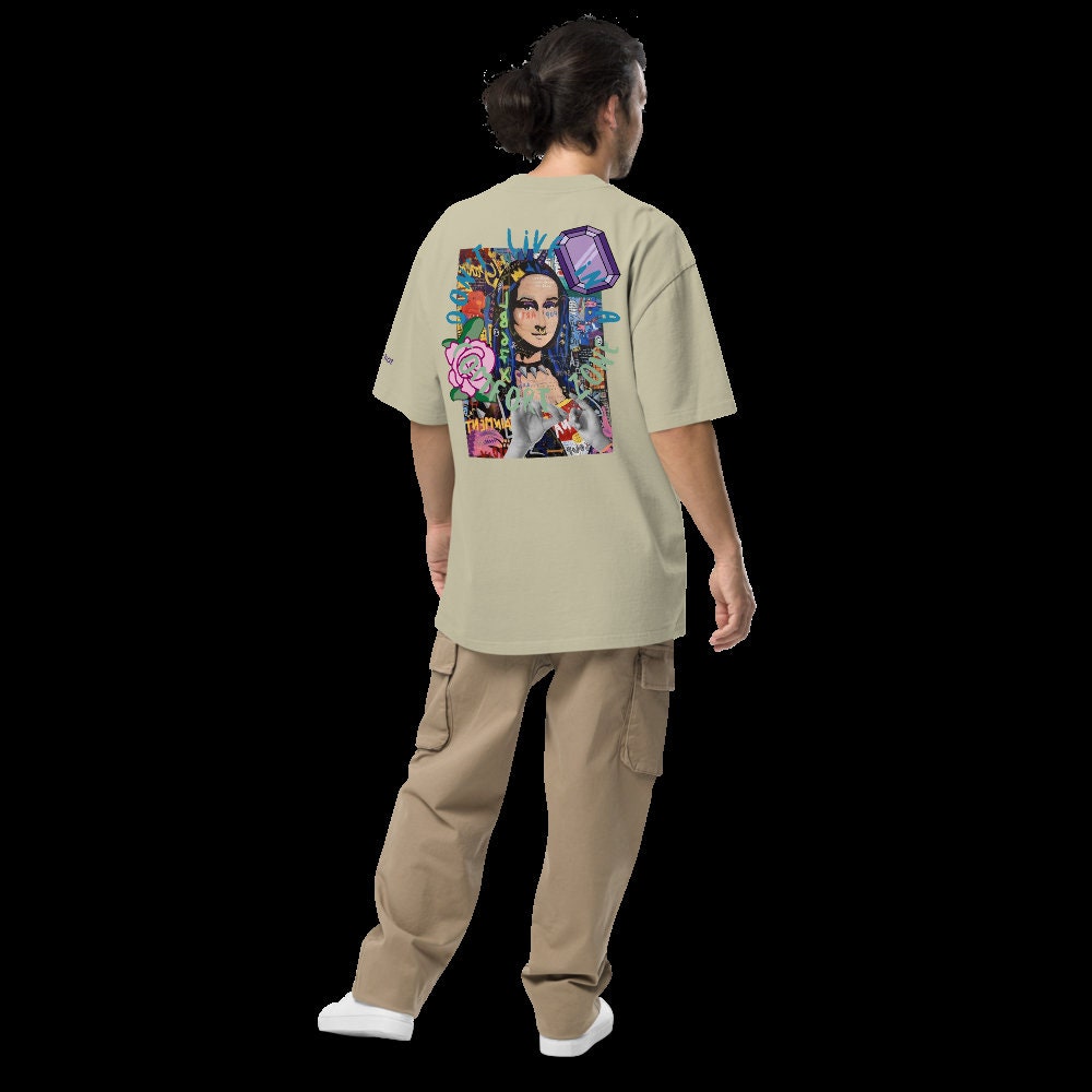 Mona Lisa Shirt, Aesthetic Shirt, Oversized Shirt, Classic Tee Shirt ...