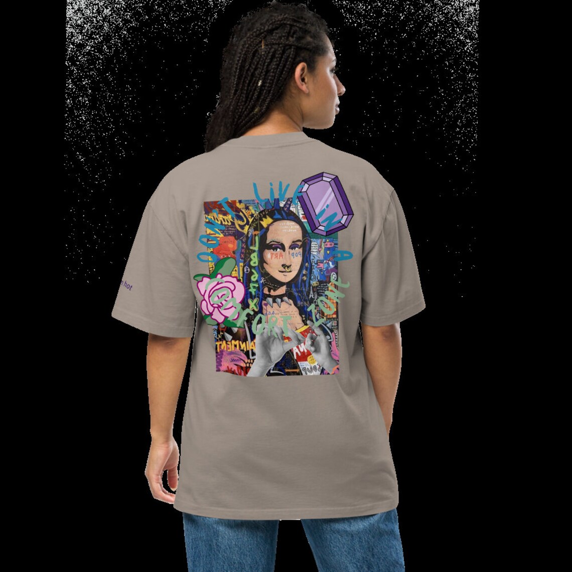 Mona Lisa Shirt, Aesthetic Shirt, Oversized Shirt, Classic Tee Shirt ...