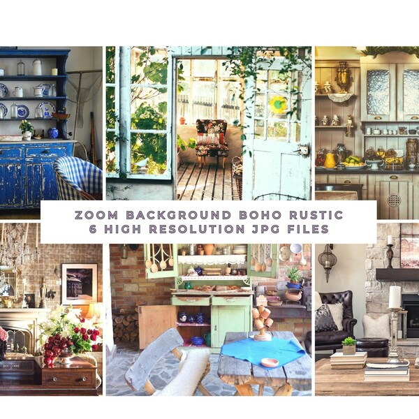 Rustic Zoom Background - Etsy