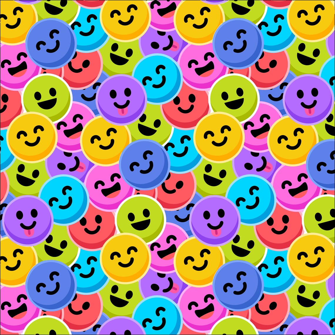 Retro Happy Smiley Face,digital Paper Pack,retro Textures Paper,smiley ...