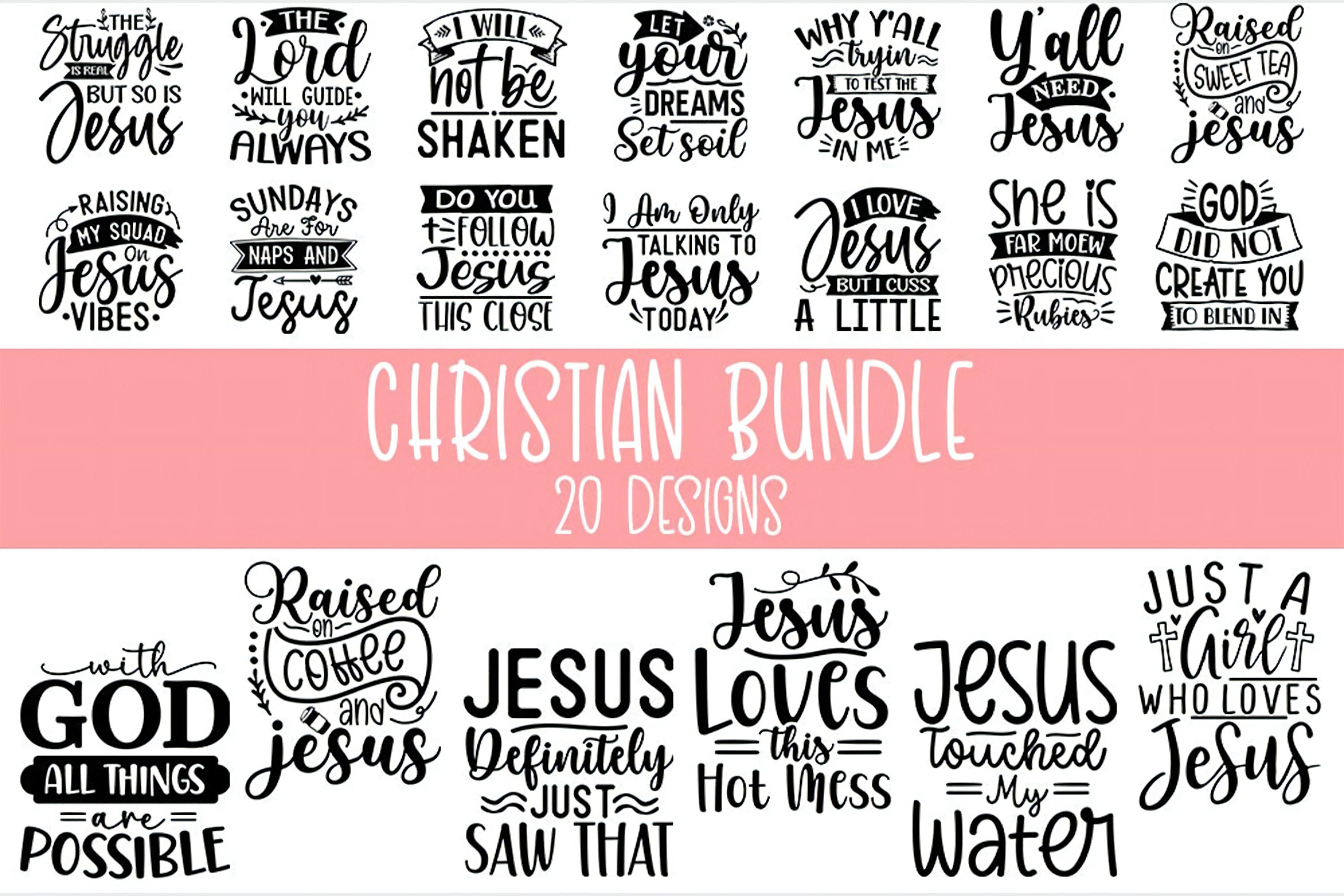 Christian Bundle SVG, Scripture Bundle, Waymaker SVG, Bible Verse ...