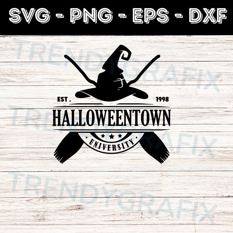 Halloweentown University 1998 Svg Png, Halloween Shirt SVG, Cricut ...