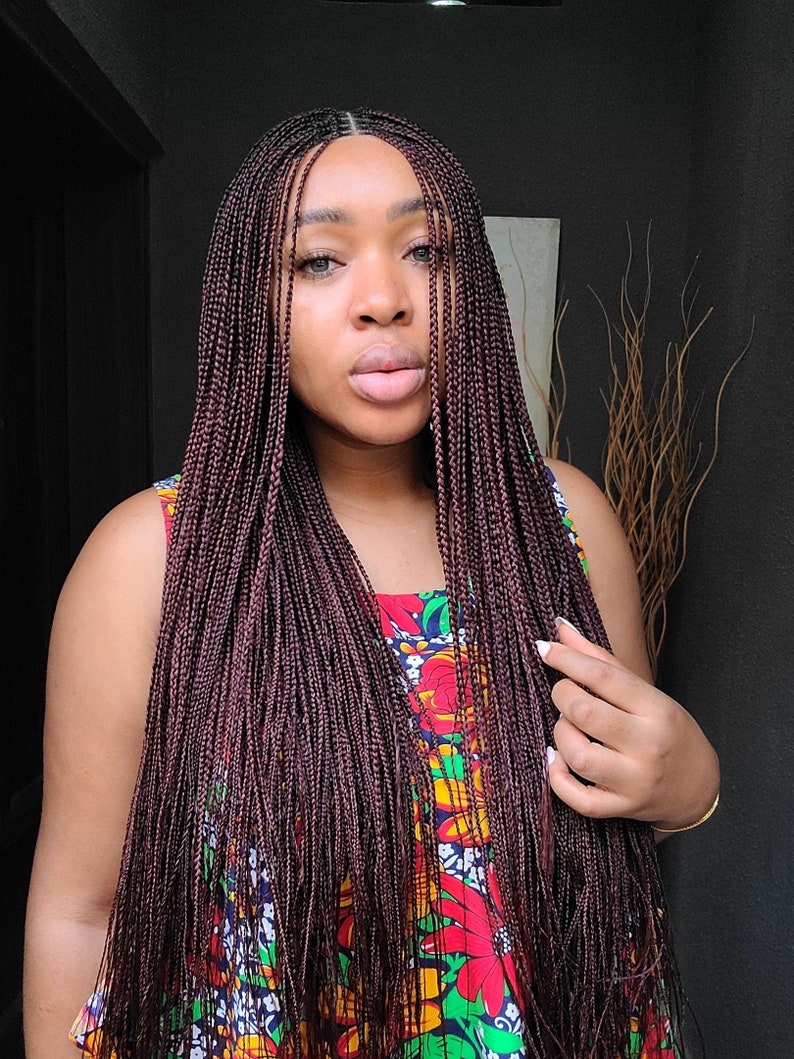 Knotless Braids in Mocha - Etsy
