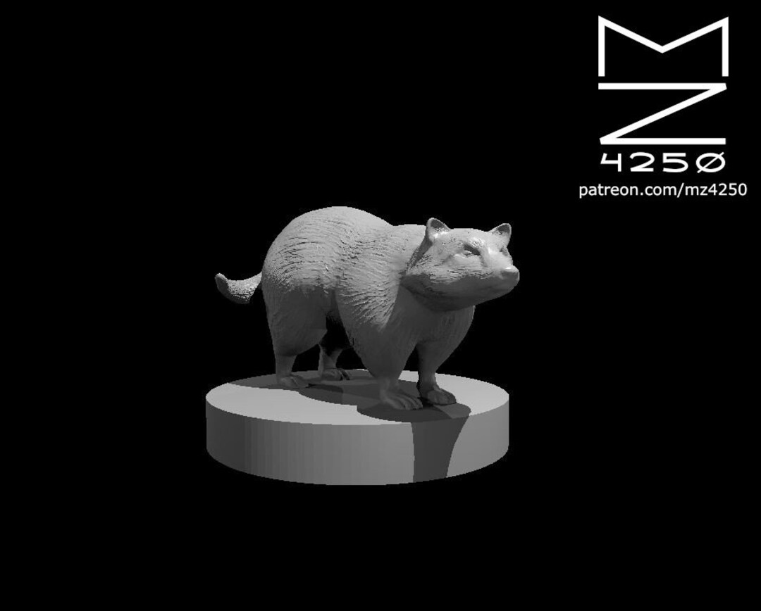 Badger and Giant Badger Dnd Mini - Etsy