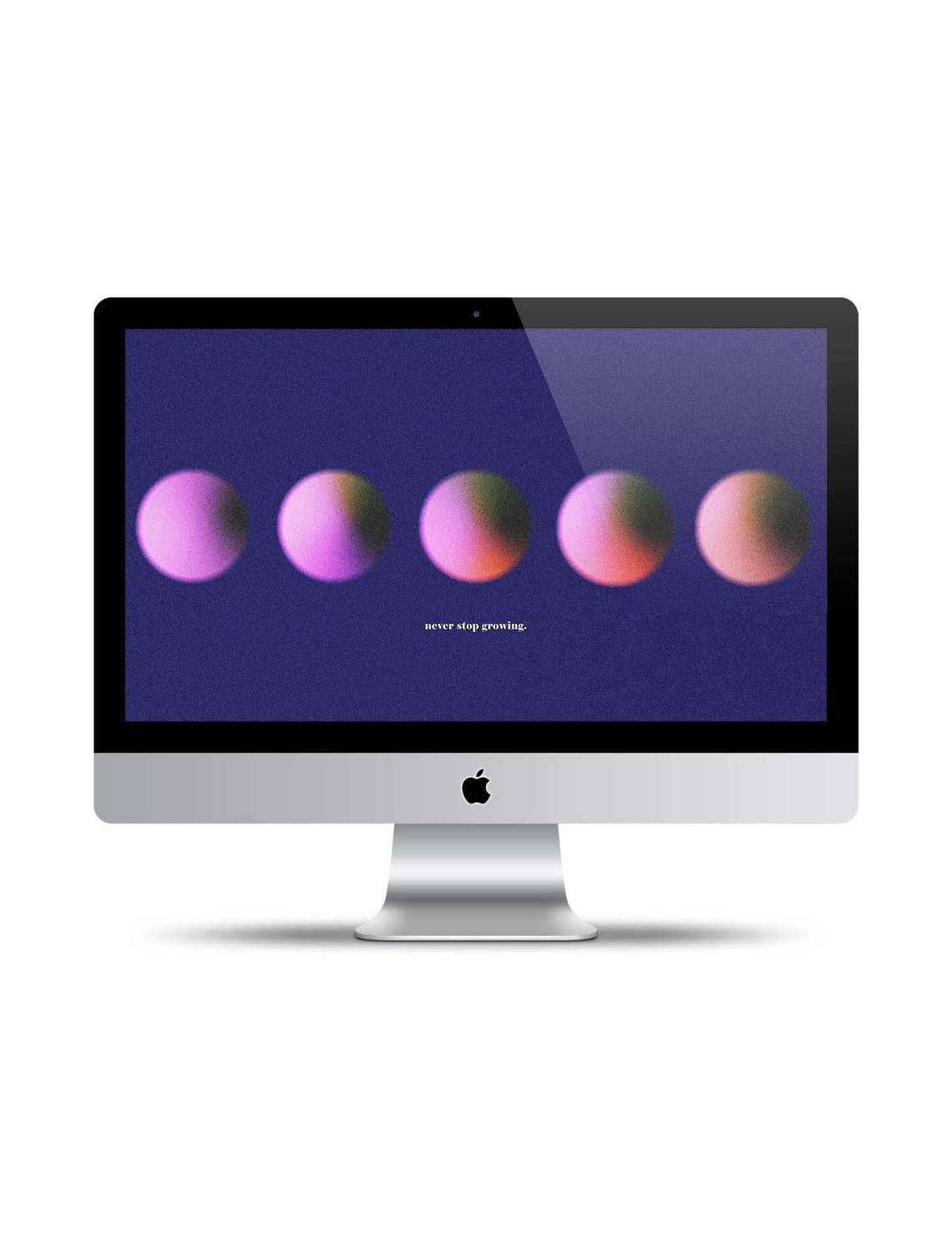 Imac MacBook Desktop Wallpaper Self Improvement Aesthetic Gradient ...