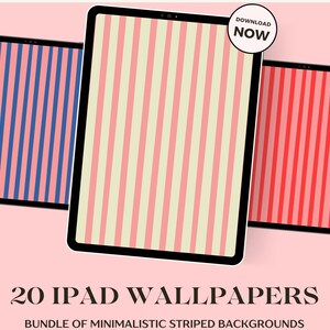 IPad Wallpaper Aesthetic Stripes Background Cute Pastel Colors ...