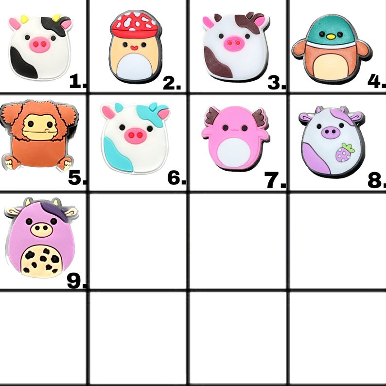 Squishmallow Croc Charms Jibbitz - Etsy