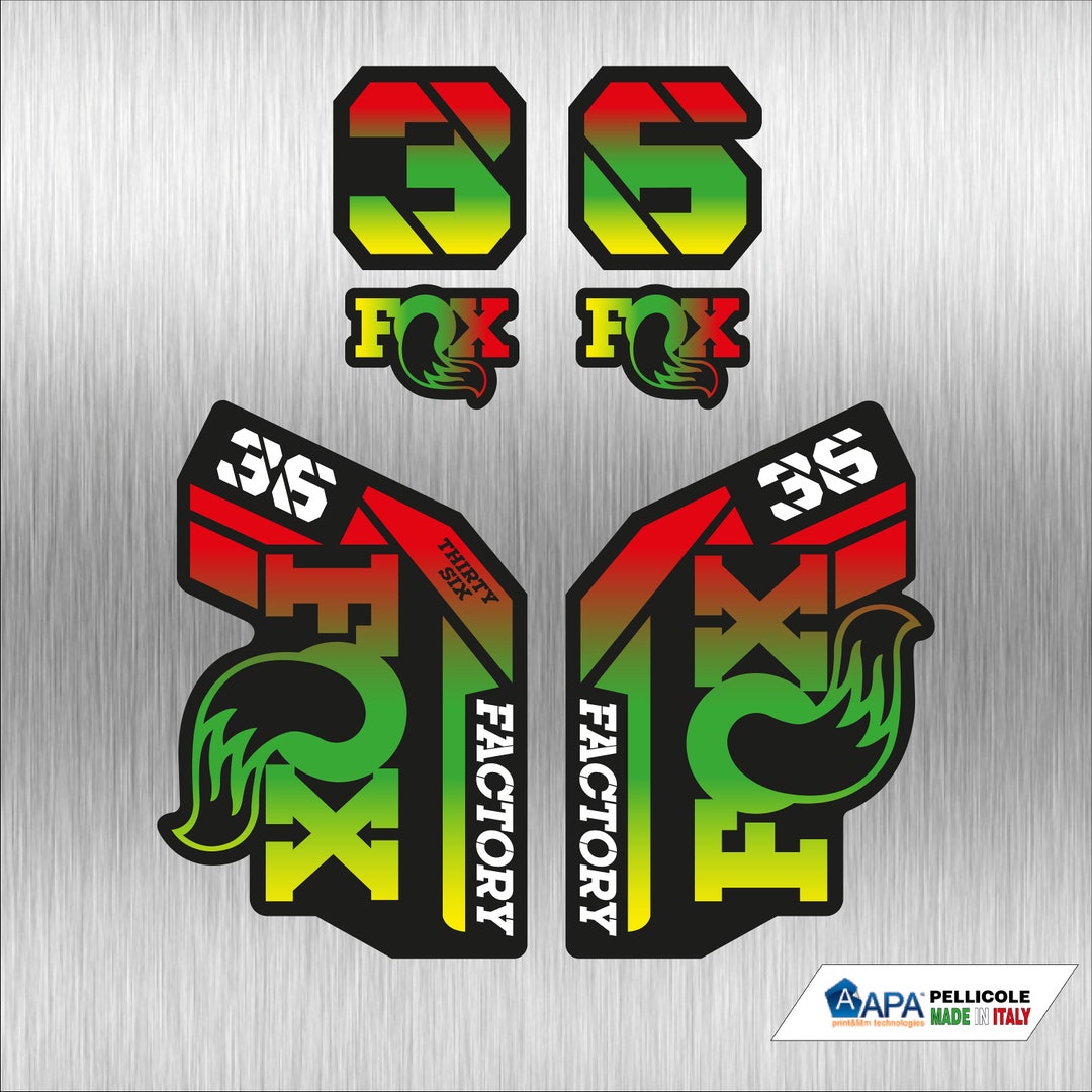 Mtb Fork Stickers Fox 36 Factory Shade Shaded Compatible Bike - Etsy