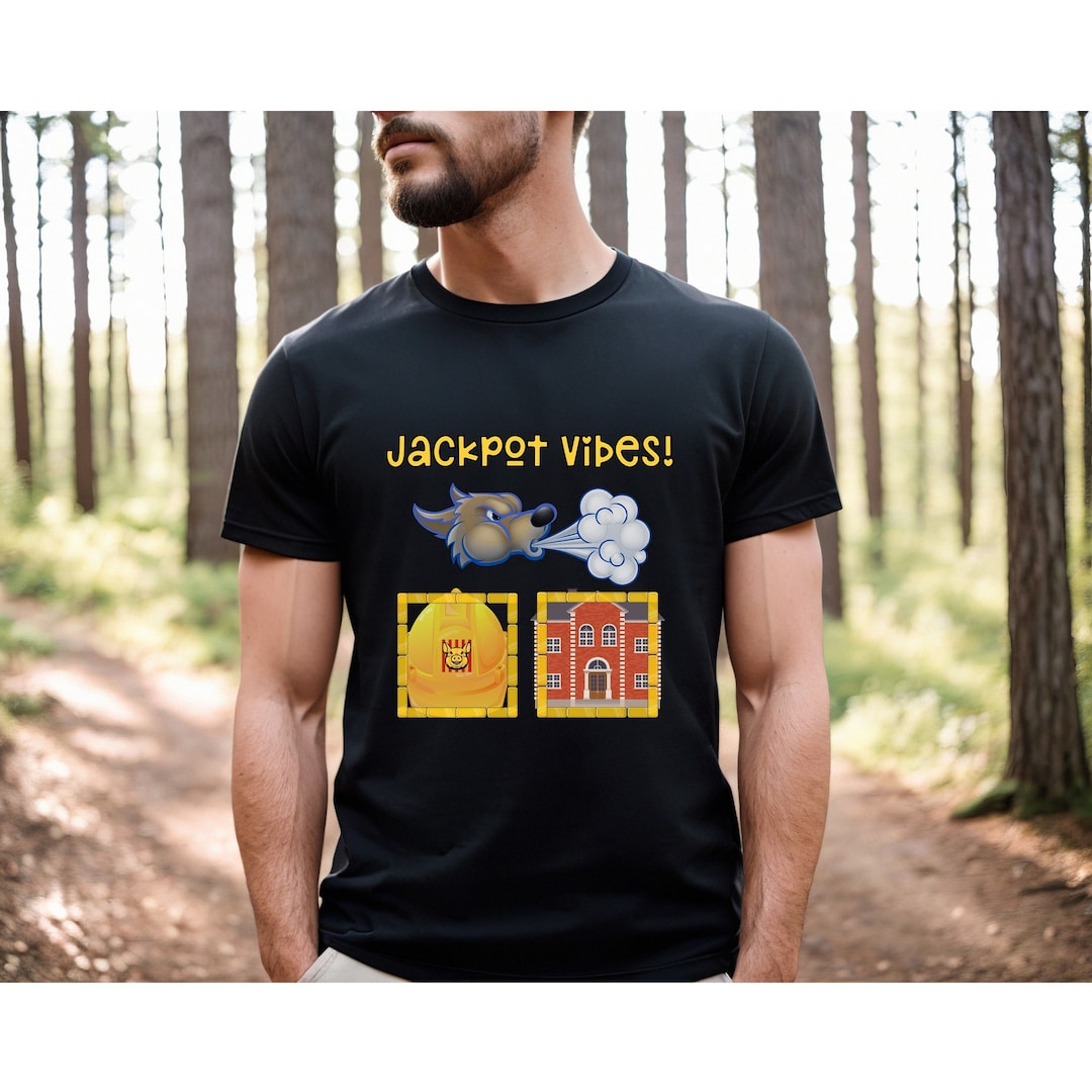 Casino Jackpot Vibes Huff Puff Shirt Lucky Slot Machine Tee Jackpot ...
