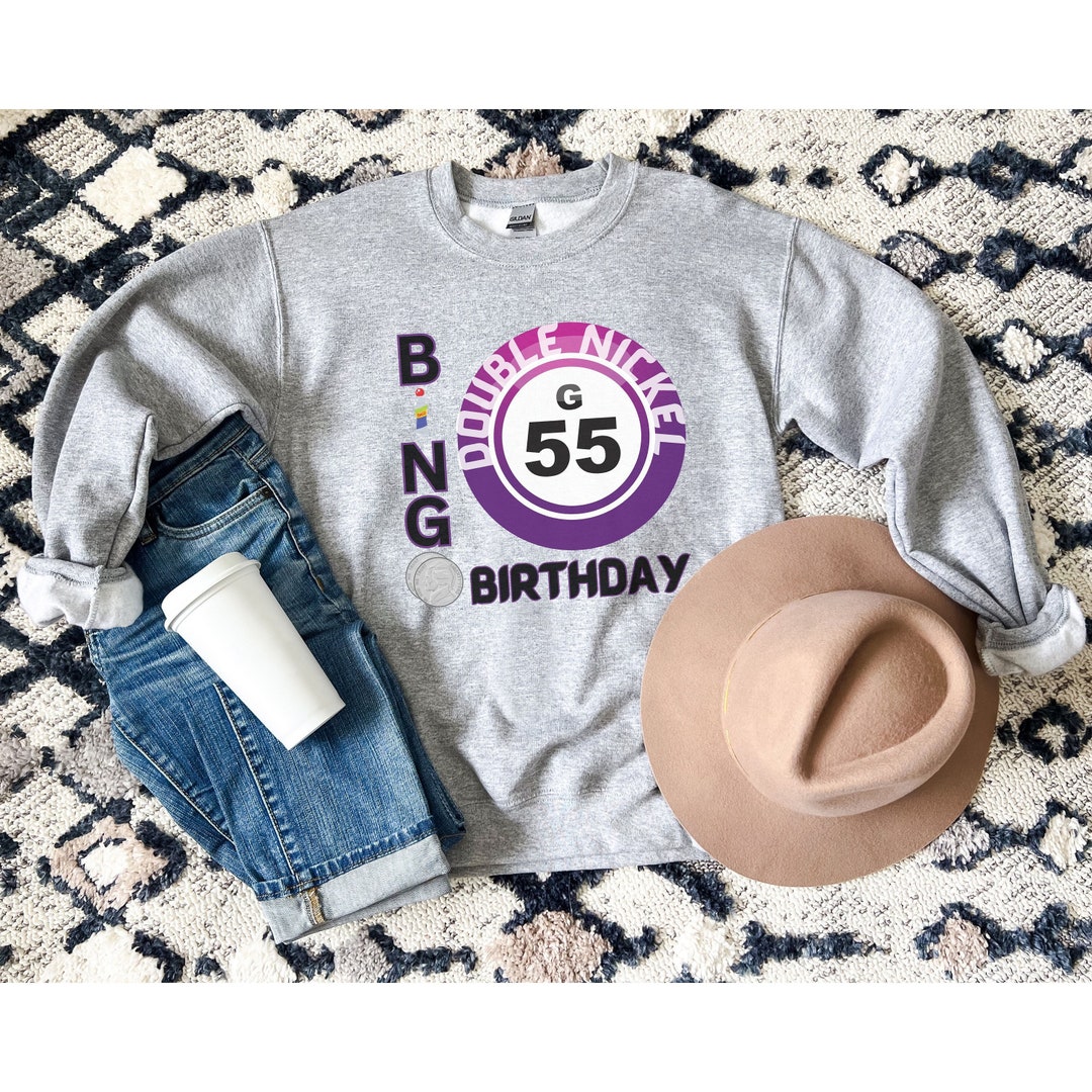 Double Nickel Bingo Birthday Shirt 55th Birthday Bingo Shirt Mama ...