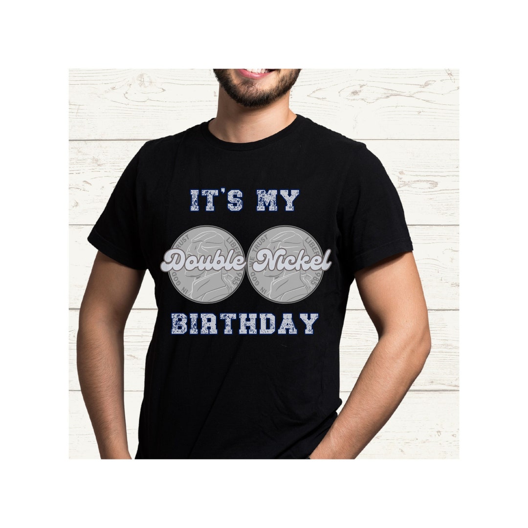 Double Nickel Birthday Shirt 55th Birthday Shirt Birthday Father ...