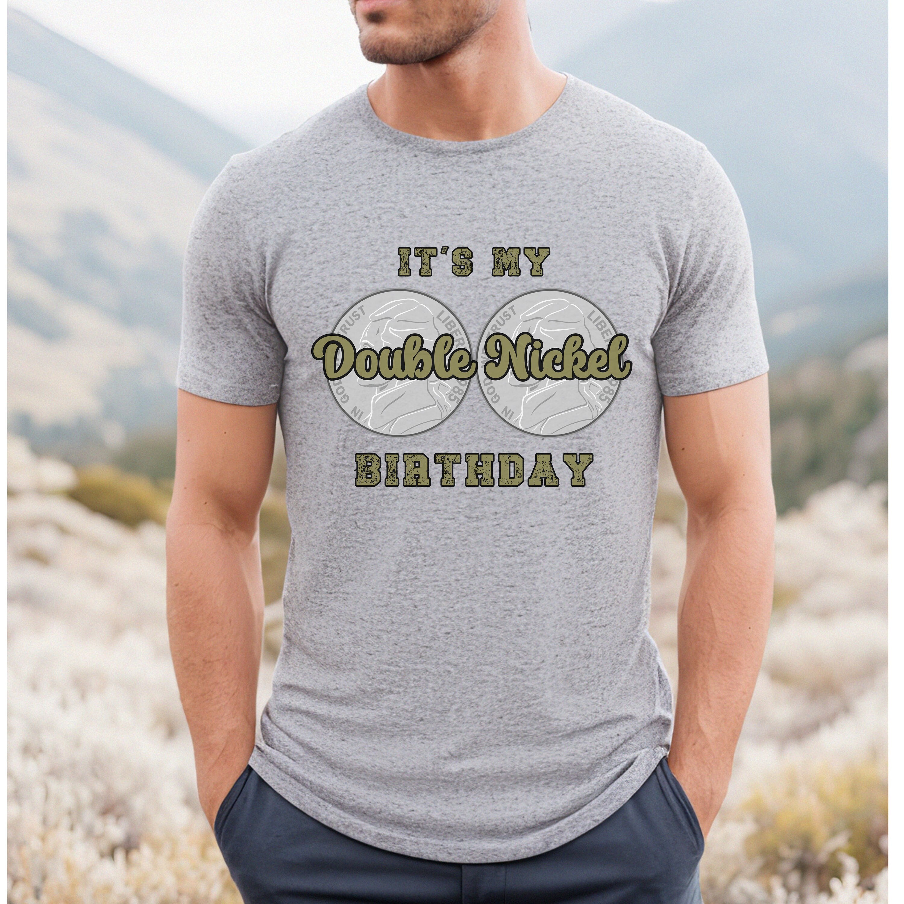 Double Nickel Birthday Shirt 55 Years Old Born Year 1969 55th Birthday ...
