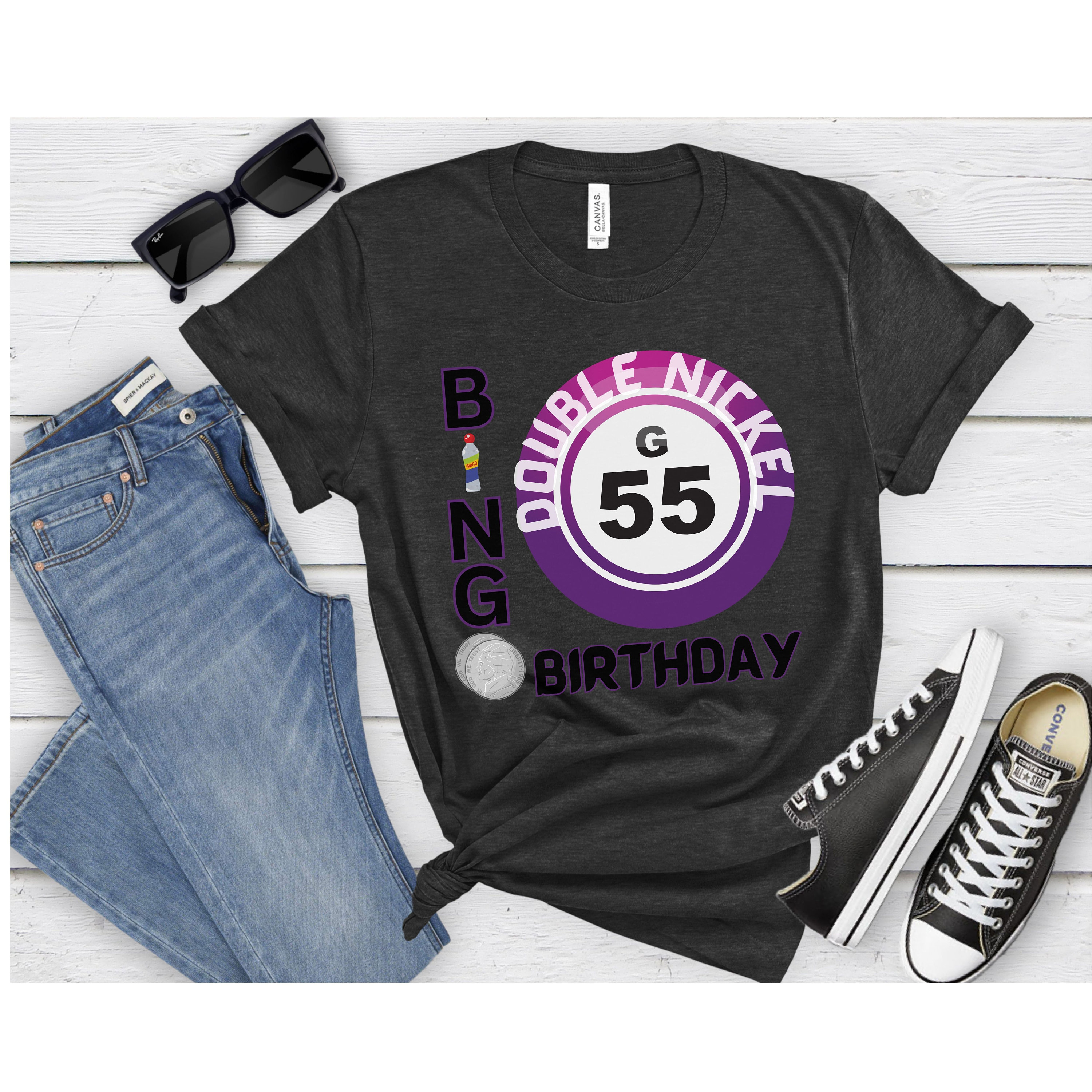 Double Nickel - Bingo B-day Shirt BC Tee - Etsy