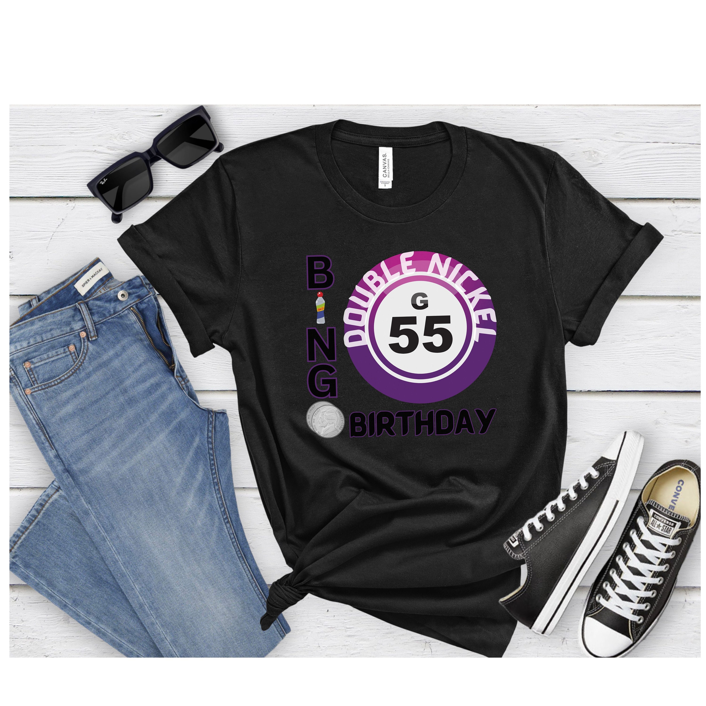Double Nickel - Bingo B-day Shirt BC Tee - Etsy