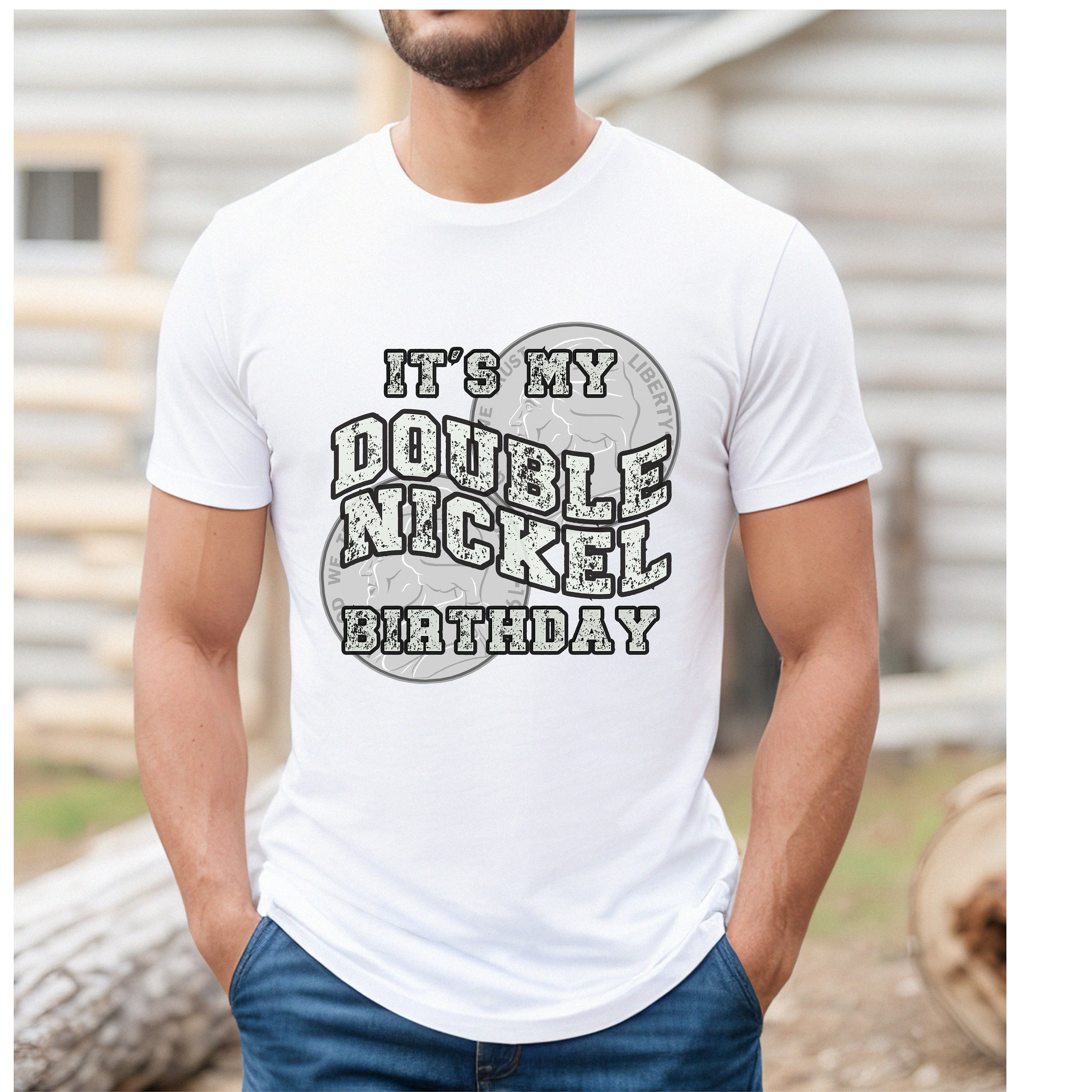 Double Nickel Birthday Shirt 55th Birthday Shirt Birthday Father ...