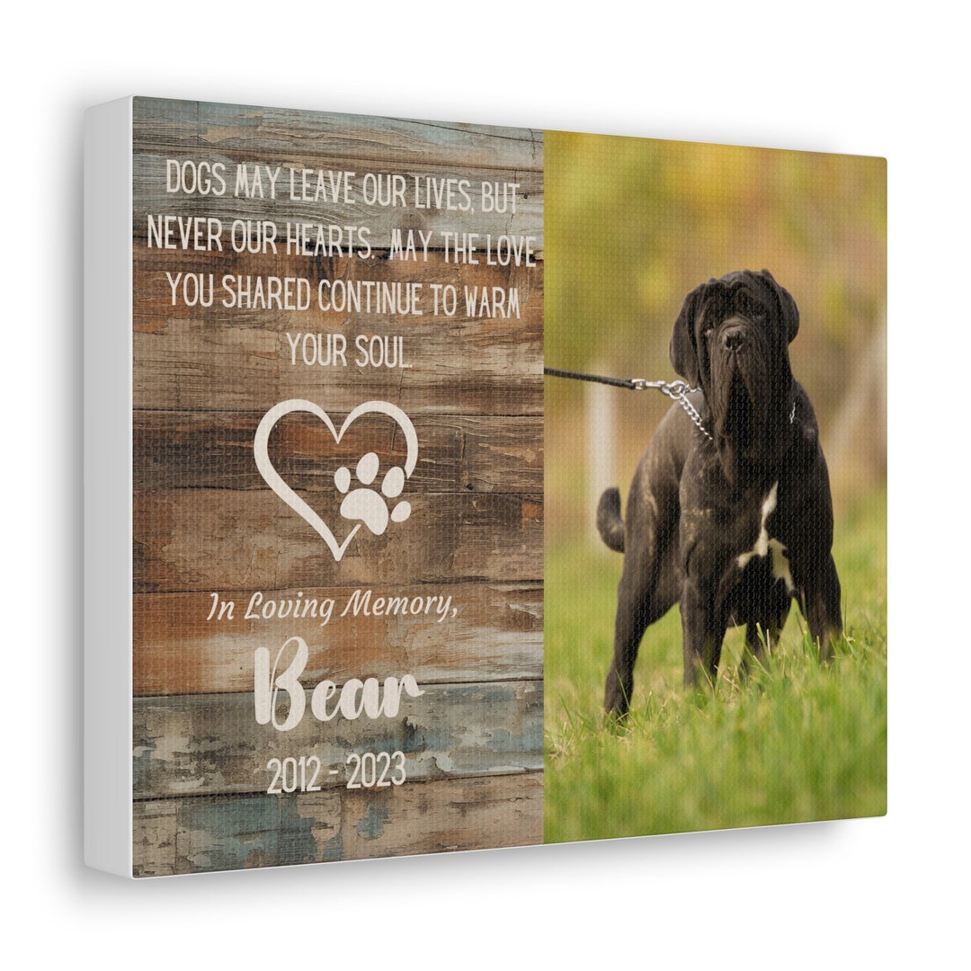 Pet Memorial, Personalized Dog Memorial Gift, Pet Memorial Keepsake ...