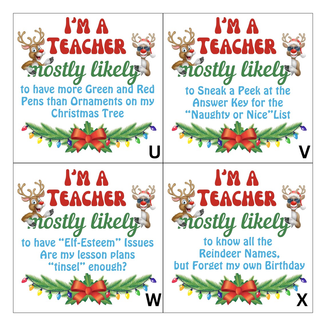 Teacher Most Likely to Do Christmas Custom Hoodie Funny - Etsy