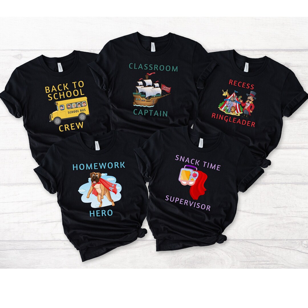 Prek Kindergarten Teacher Group Shirts Bus Drivers Tutors Recess ...