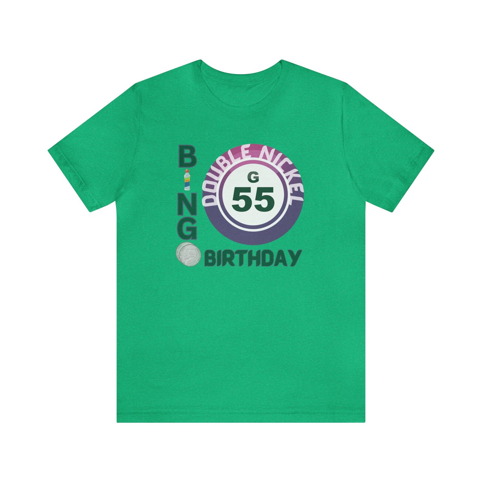Double Nickel - Bingo B-day Shirt BC Tee - Etsy