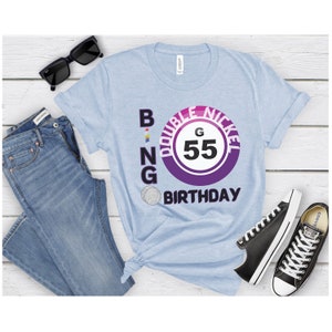 Double Nickel - Bingo B-day Shirt BC Tee - Etsy