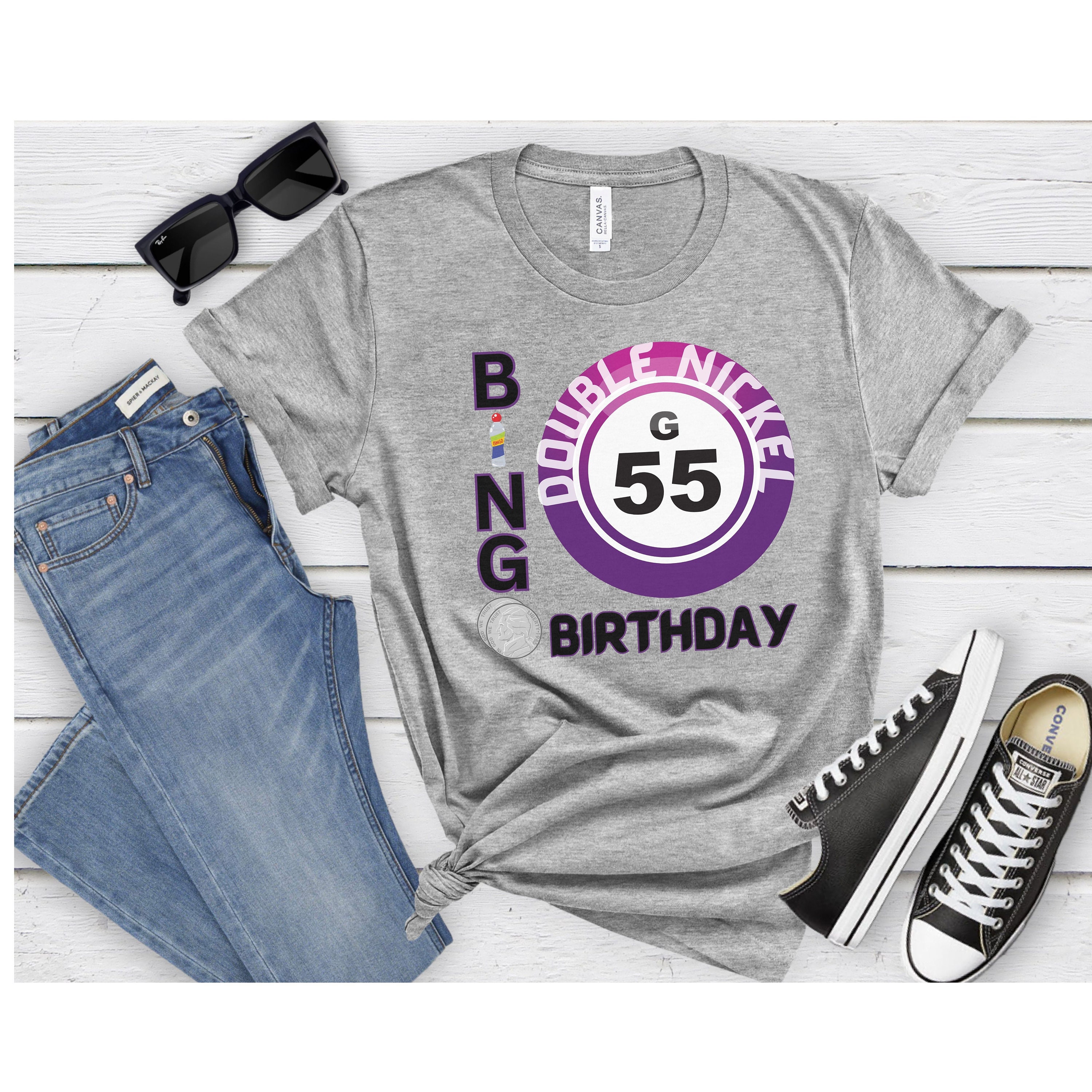 Double Nickel - Bingo B-day Shirt BC Tee - Etsy