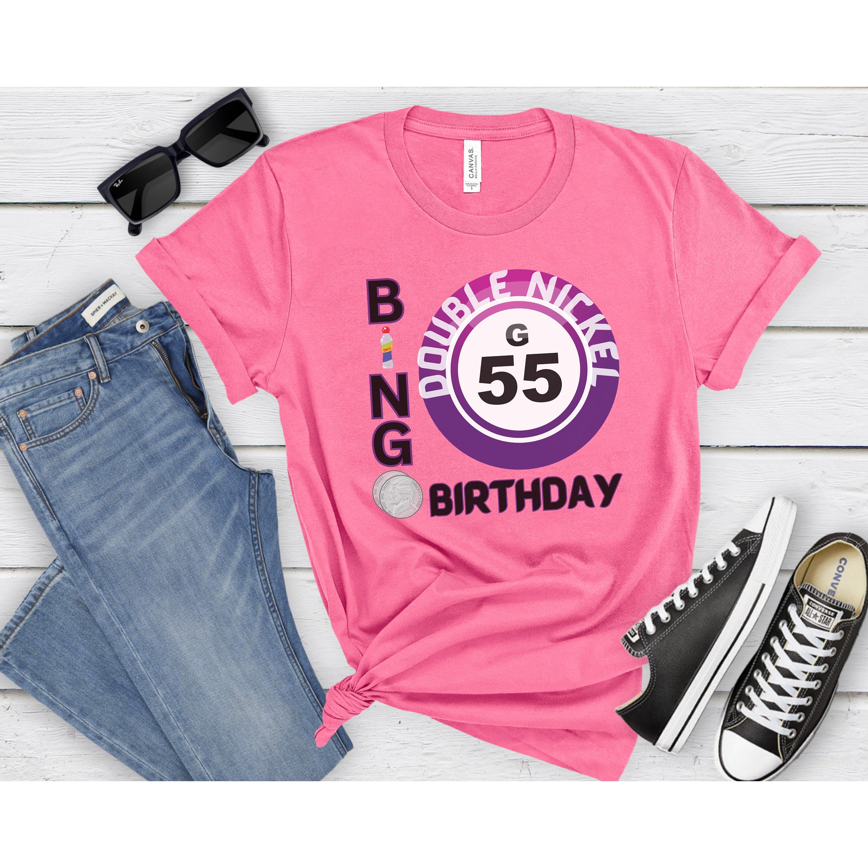 Double Nickel - Bingo B-day Shirt BC Tee - Etsy