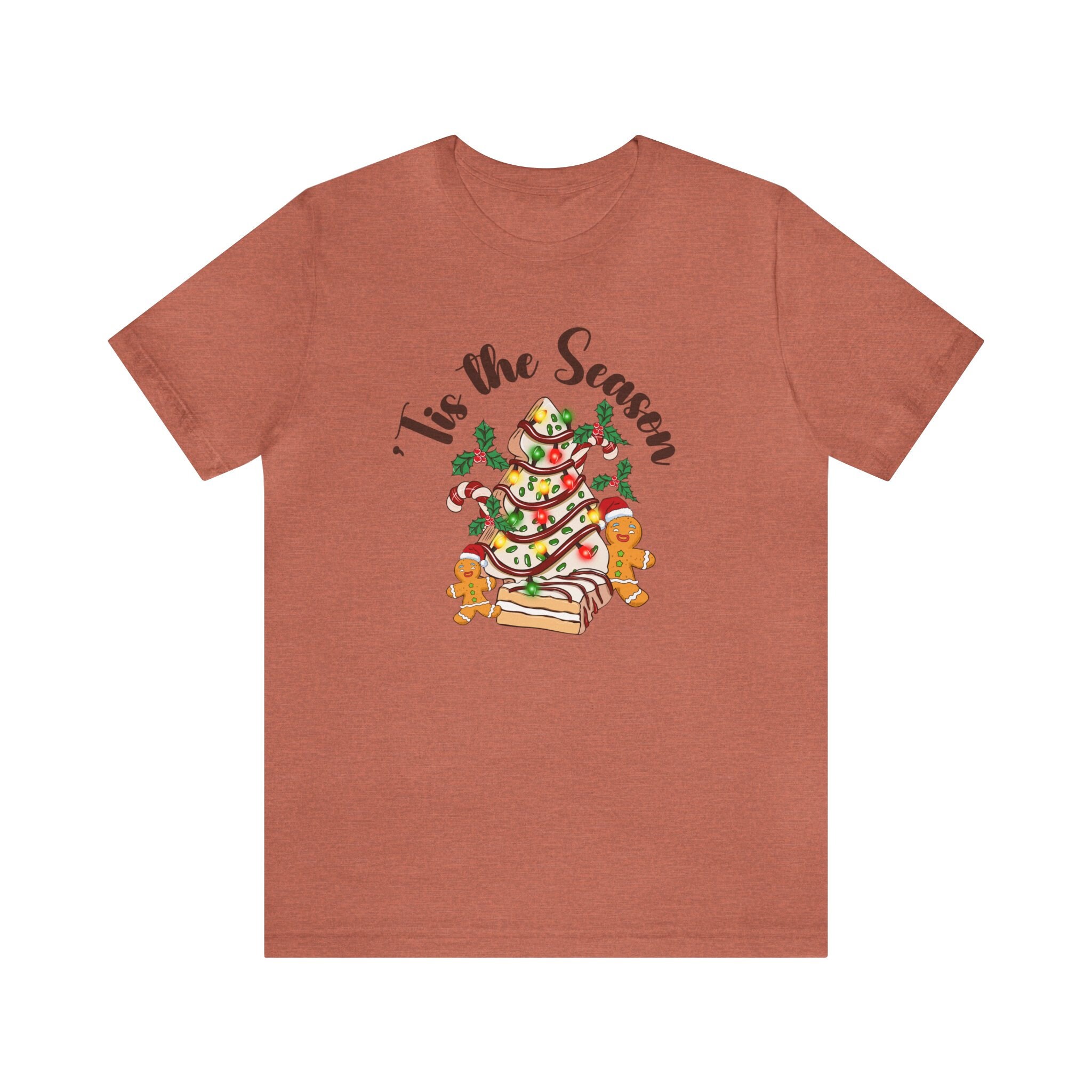 Christmas Tree Snack Cake Shirt Tis the Season Boojee - Etsy
