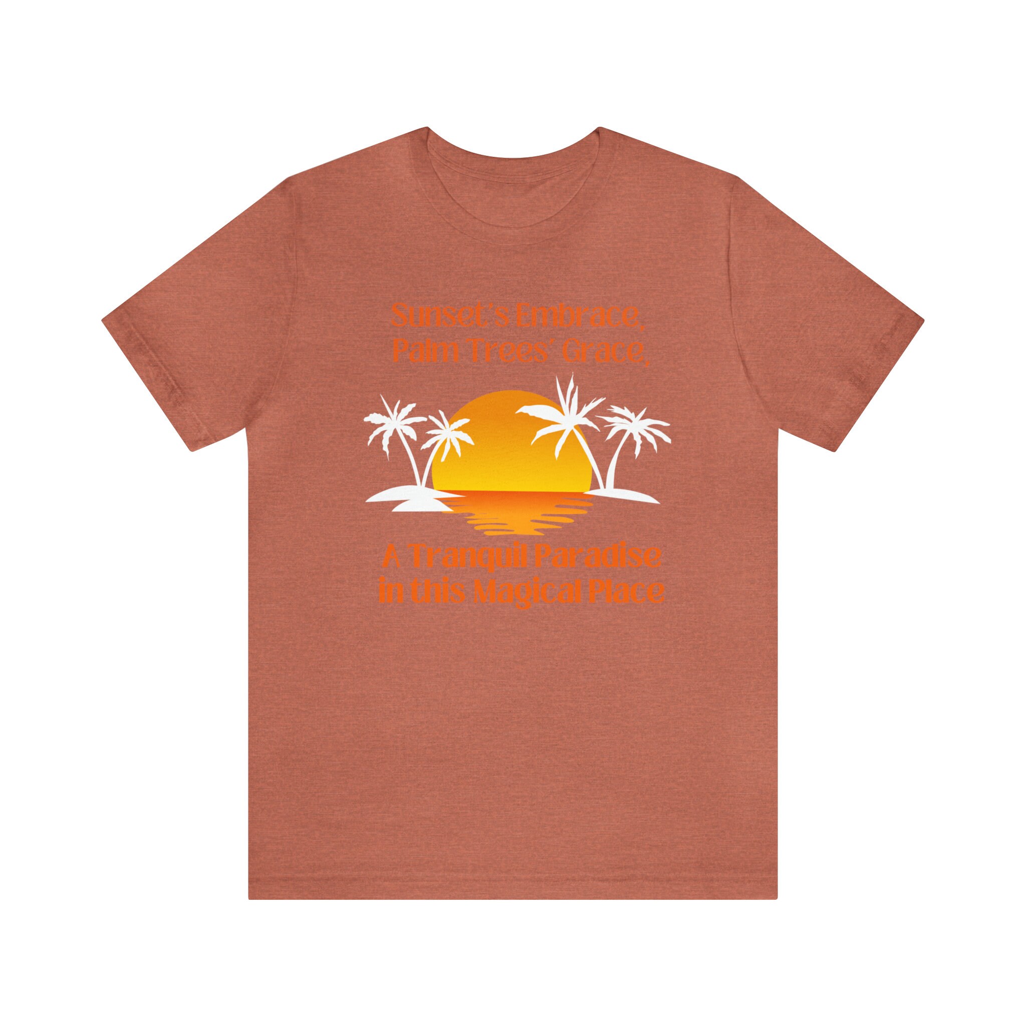 Vacation Beach Tropical Shirt, Sunset Palm Tree Tropical Shirt, Retro ...