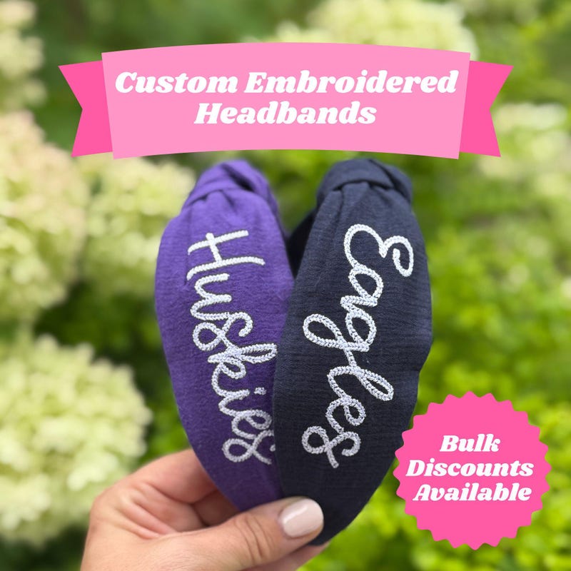 Custom Headbands - Etsy