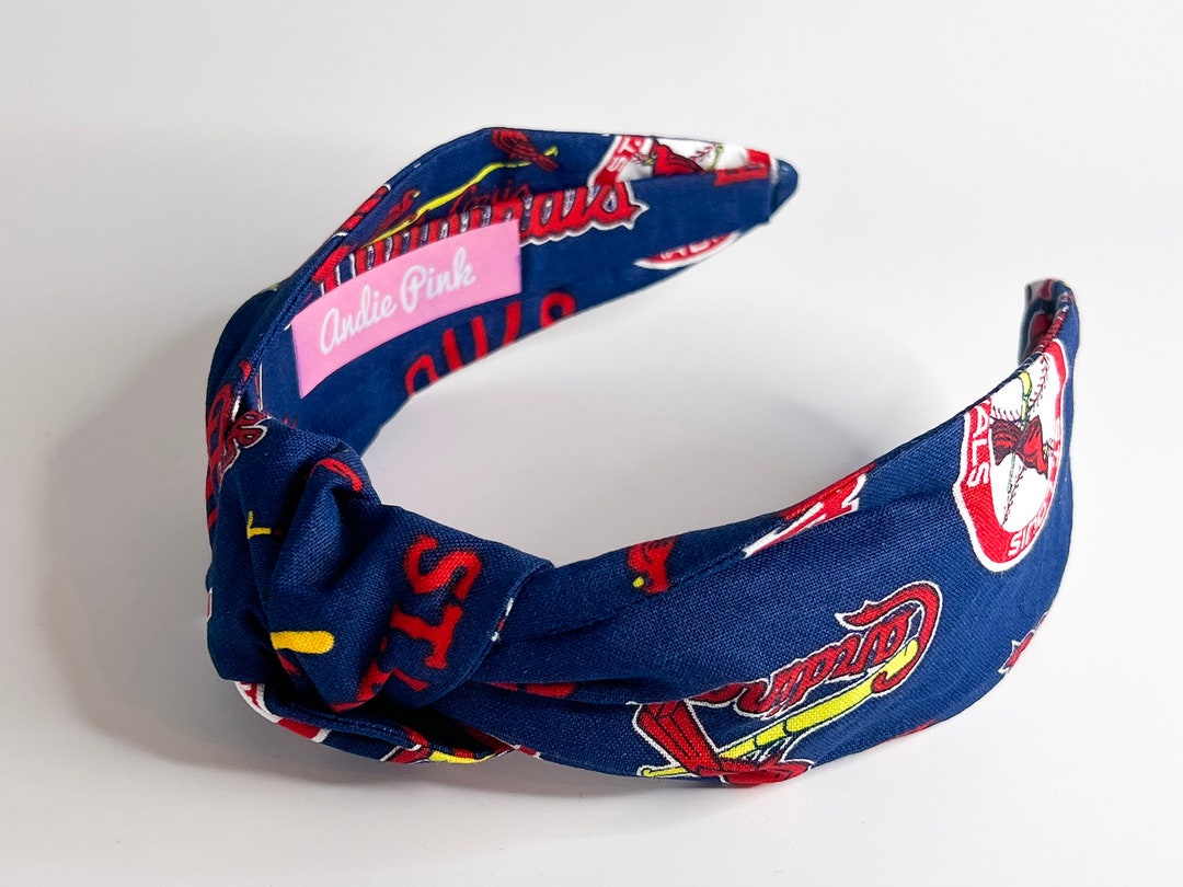 Navy Cardinals Headband, Cardinals Knot Headband, St Louis Cardinals ...