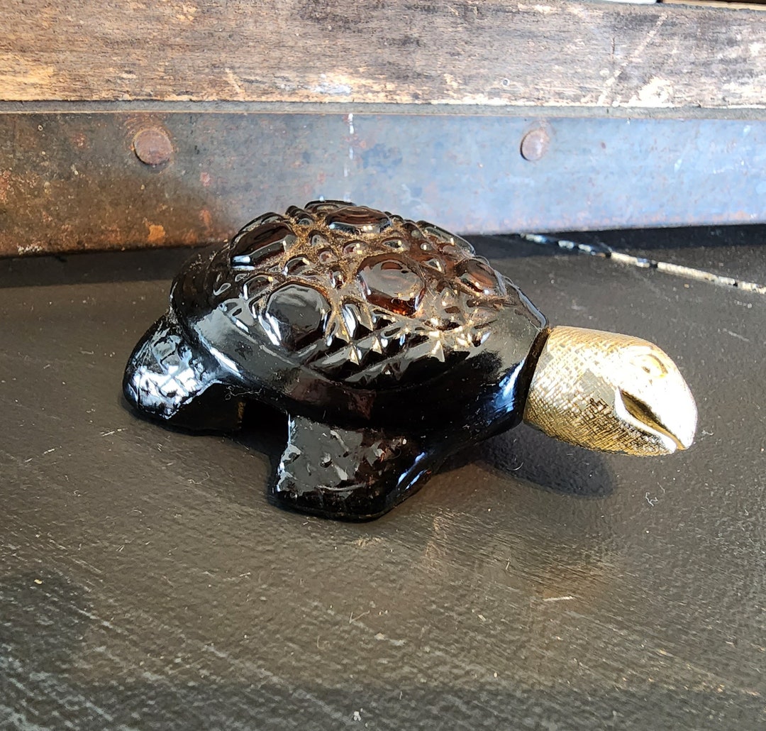 Vintage Avon Turtle Perfume Cologne Decanter Bottle - Etsy
