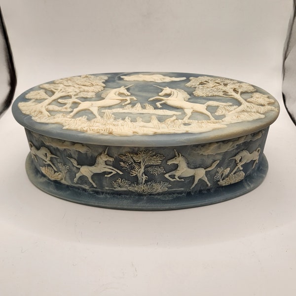 Incolay Jewelry Box - Etsy